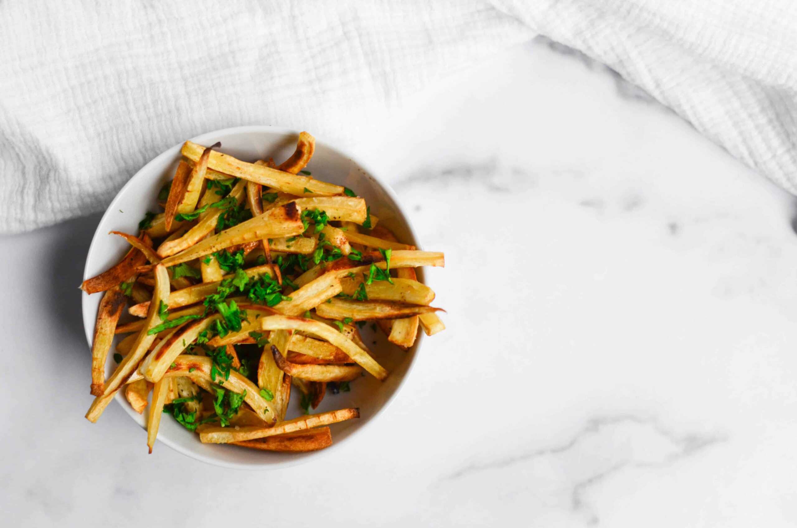 Crispy Roasted Parsnip Fries with Thyme | Worn Slap Out