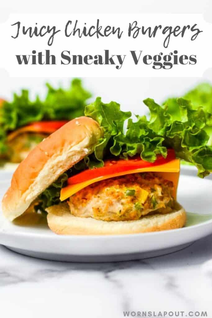 Juicy Baked Chicken Burgers with Bell Peppers - Worn Slap Out