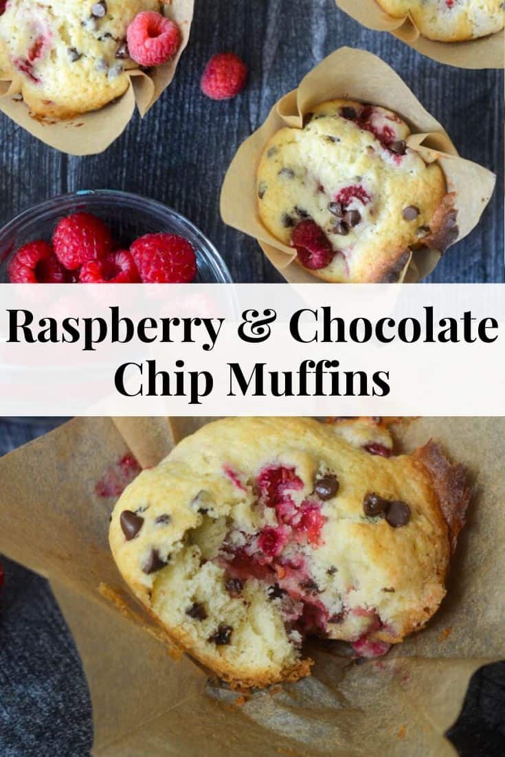 Raspberry Chocolate Chip Muffins | Worn Slap Out