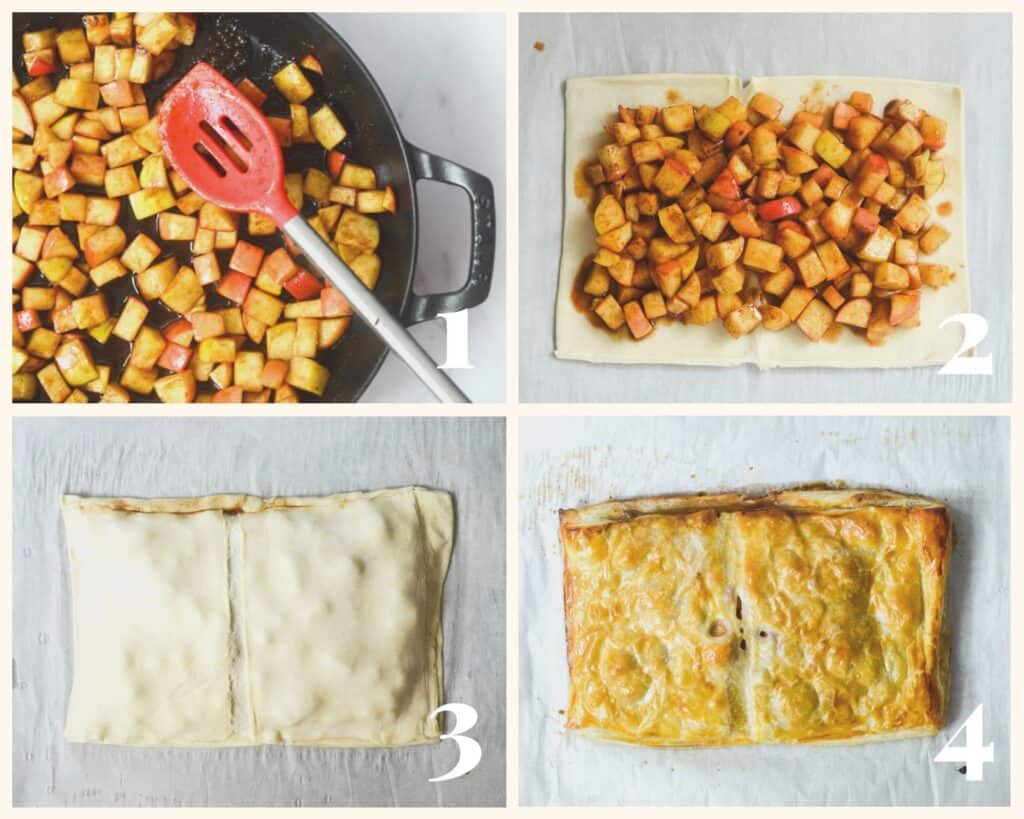 Easy Apple Slab Pie with Puff Pastry | Worn Slap Out