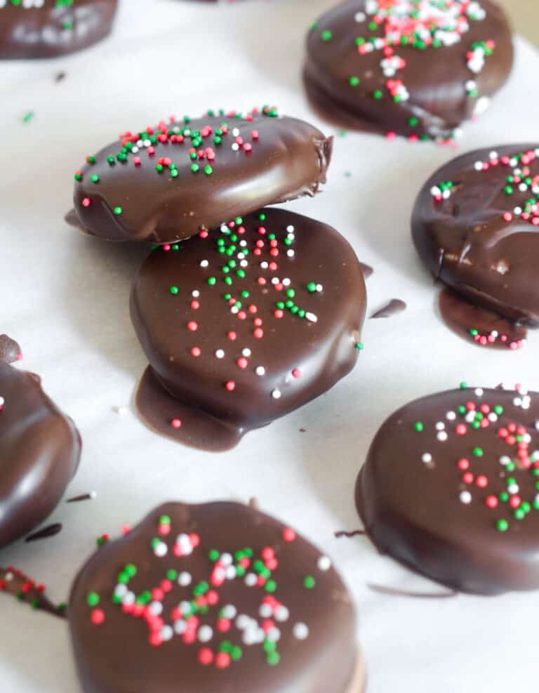 Homemade Peppermint Patties (5 Ingredients!) | Worn Slap Out