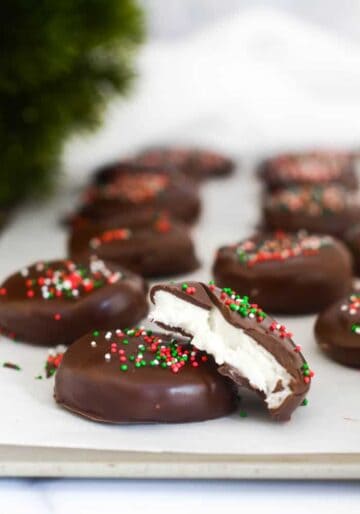 Homemade Peppermint Patties (5 Ingredients!) | Worn Slap Out