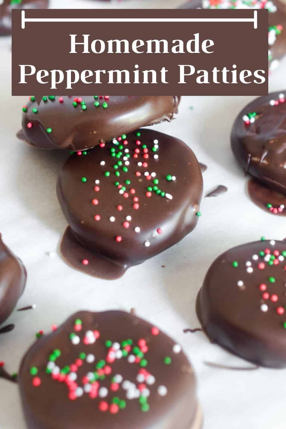 Homemade Peppermint Patties (5 Ingredients!) | Worn Slap Out