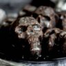 Mini Chocolate Skull Cakes with Simple Spooky Glaze | Worn Slap Out