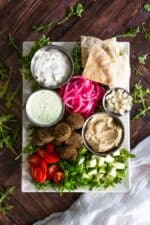 Easy Weeknight Falafel Platter | Worn Slap Out
