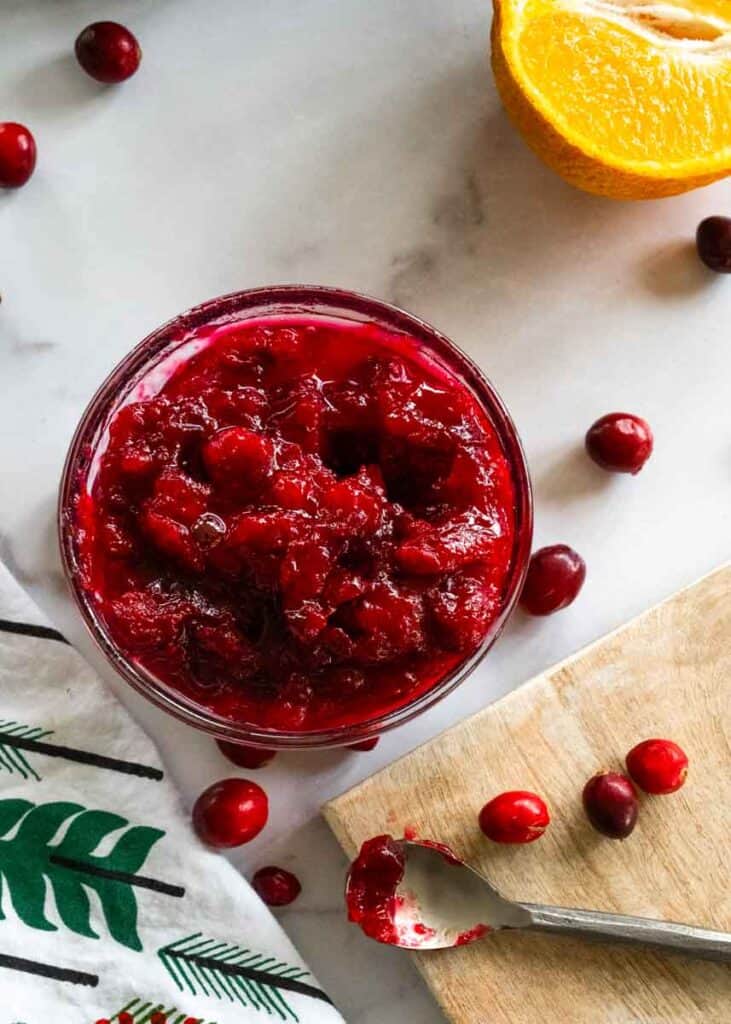 Fresh Cranberry Relish with Grand Marnier | Worn Slap Out