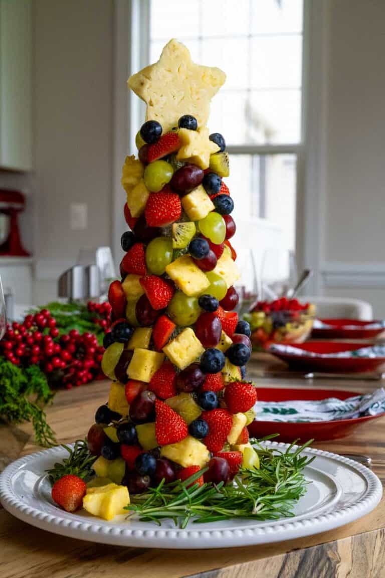 Easy Fruit Christmas Tree | Worn Slap Out
