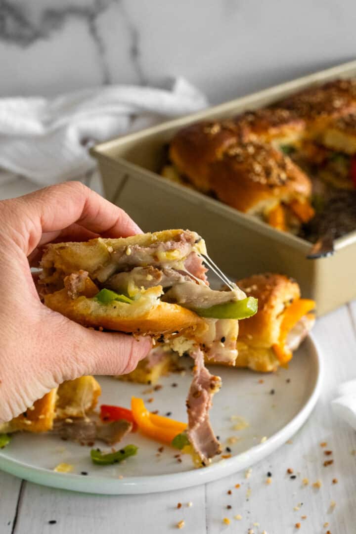 Roast Beef Sliders on Hawaiian Rolls | Worn Slap Out