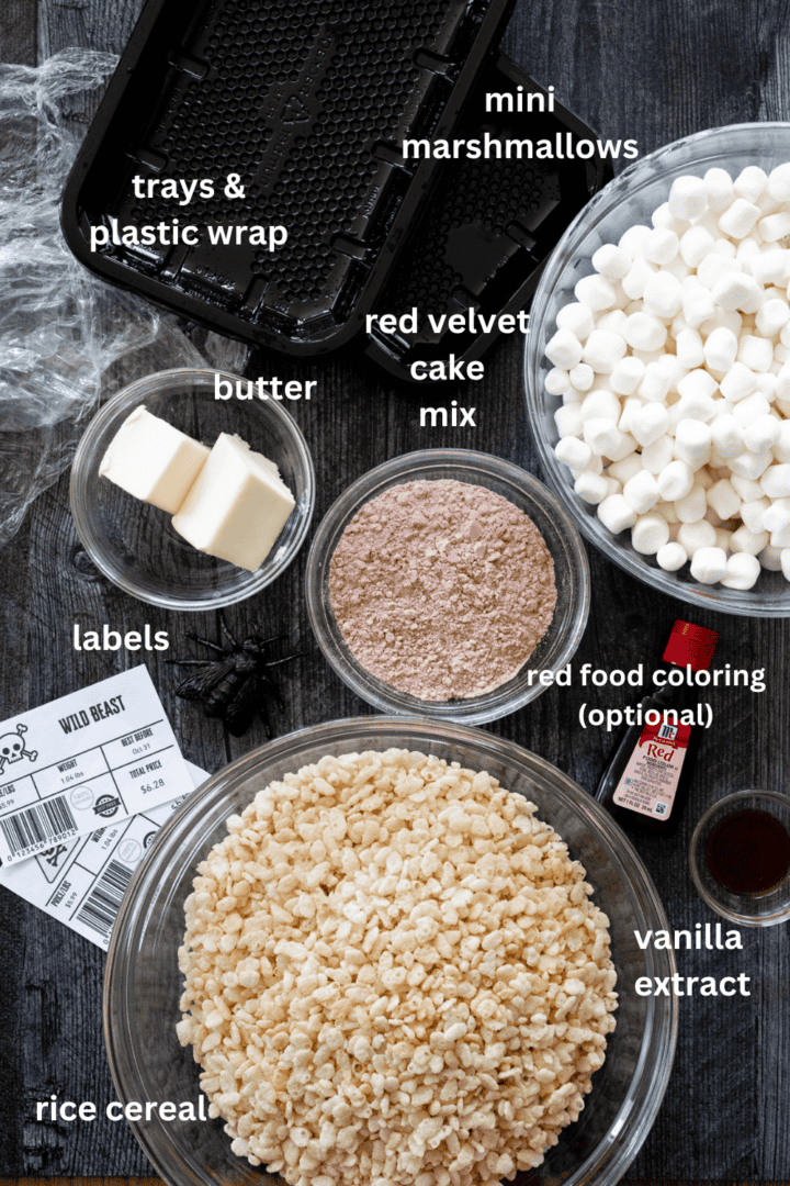 Spooky "Raw Meat" Rice Krispie Treats | Worn Slap Out