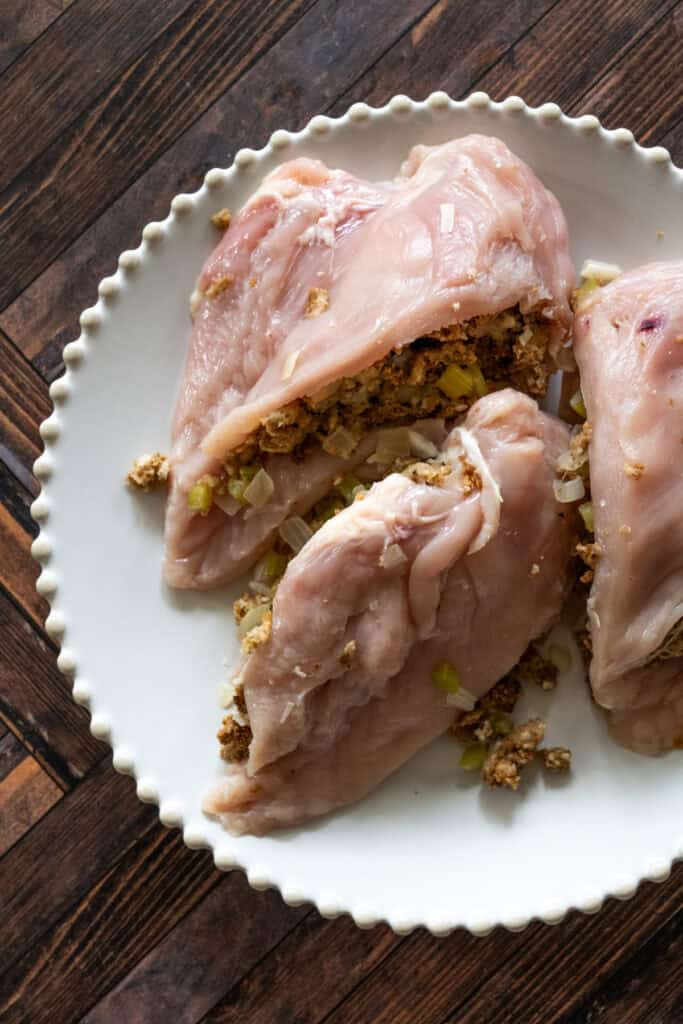 Stuffed Chicken Breast with Stuffing - Worn Slap Out