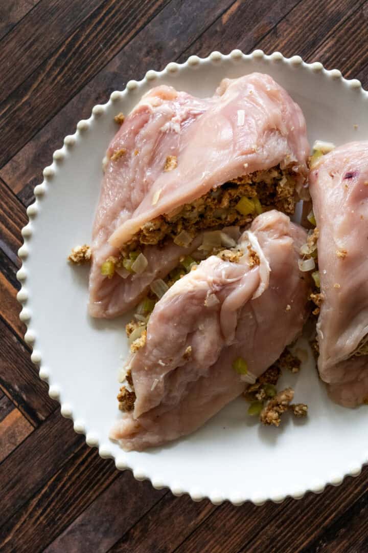 Stuffed Chicken Breast with Stuffing - Worn Slap Out