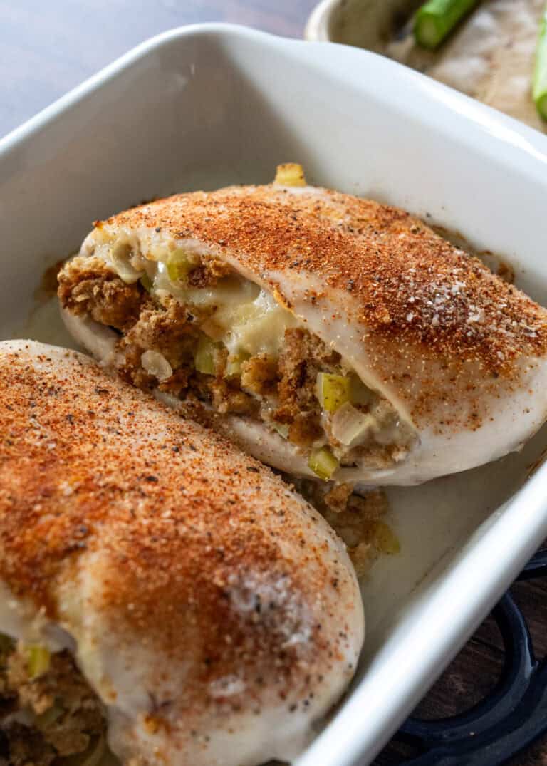 Stuffed Chicken Breast with Stuffing - Worn Slap Out