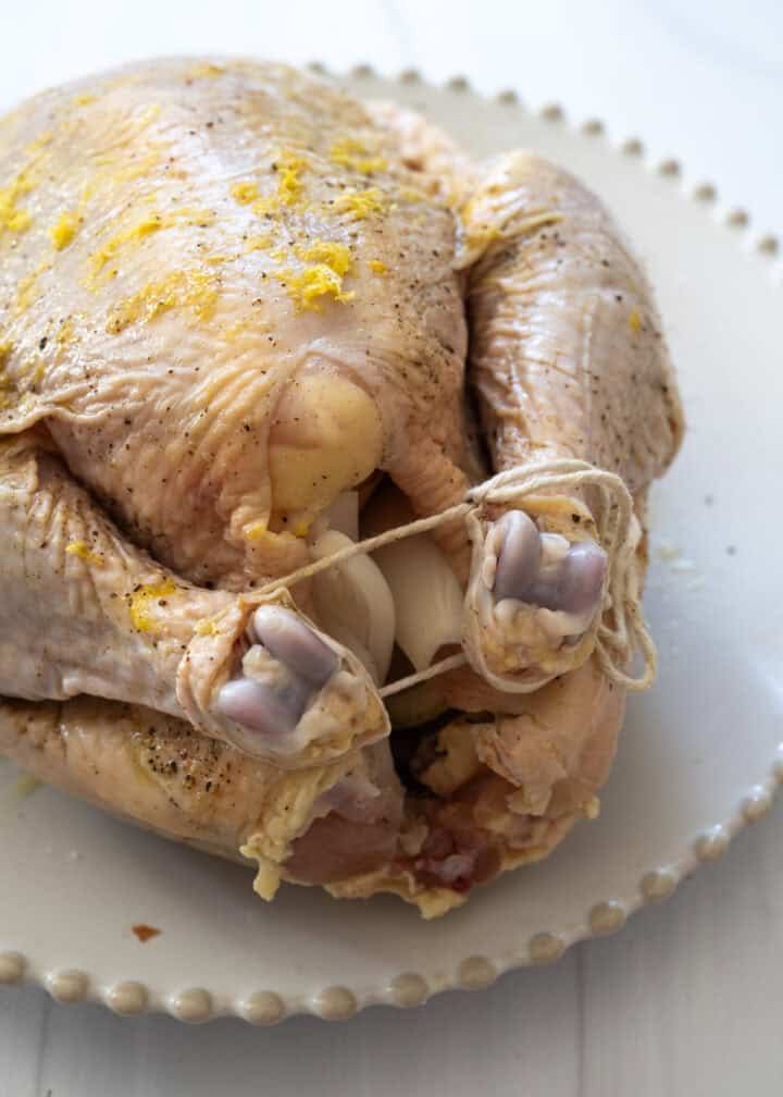 Easy Cast Iron Roast Chicken with Root Vegetables | Worn Slap Out